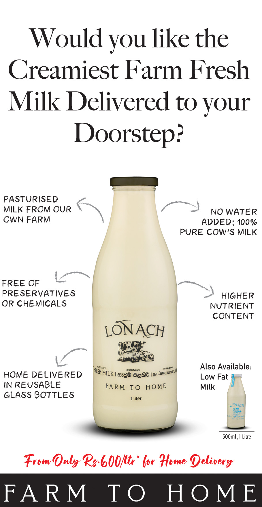 fresh milk delivered to your doorstep? – Adz.lk – Classified Ads ...